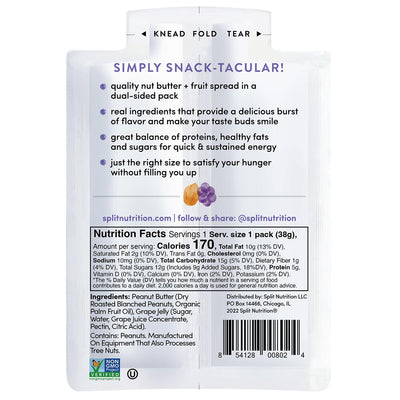 Peanut Butter & Grape Jelly (10 Packs) SOLD OUT - Split Nutrition